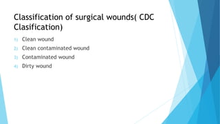 WOUNDS AND WOUND HEALING-1.pptx | First Aid | Injuries