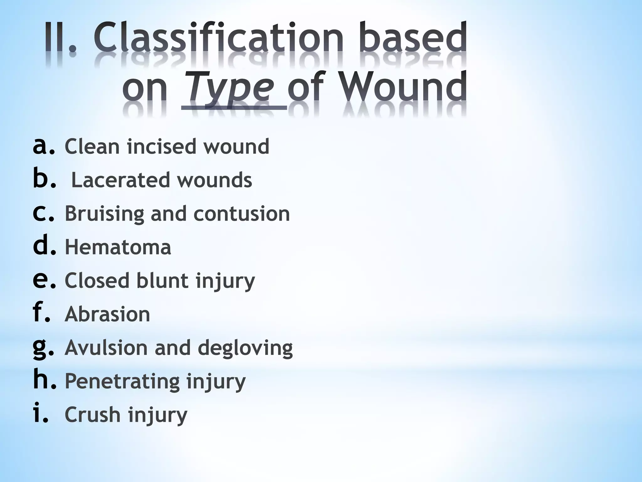 Wounds and wound healing | PPTX