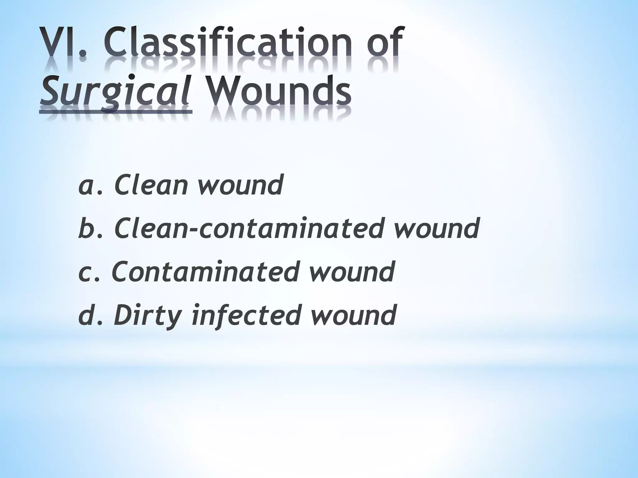 Wounds and wound healing | PPTX