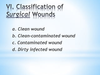 Wounds and wound healing | PPTX