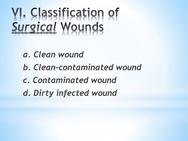 Wounds and wound healing | PPTX | First Aid | Injuries