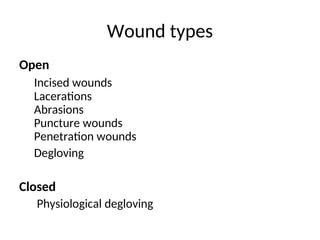 wounds and wound healing in children and adults.ppt