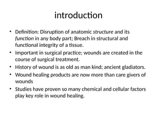 Universal WOUNDS aND wOUND HEALING (1).pptx