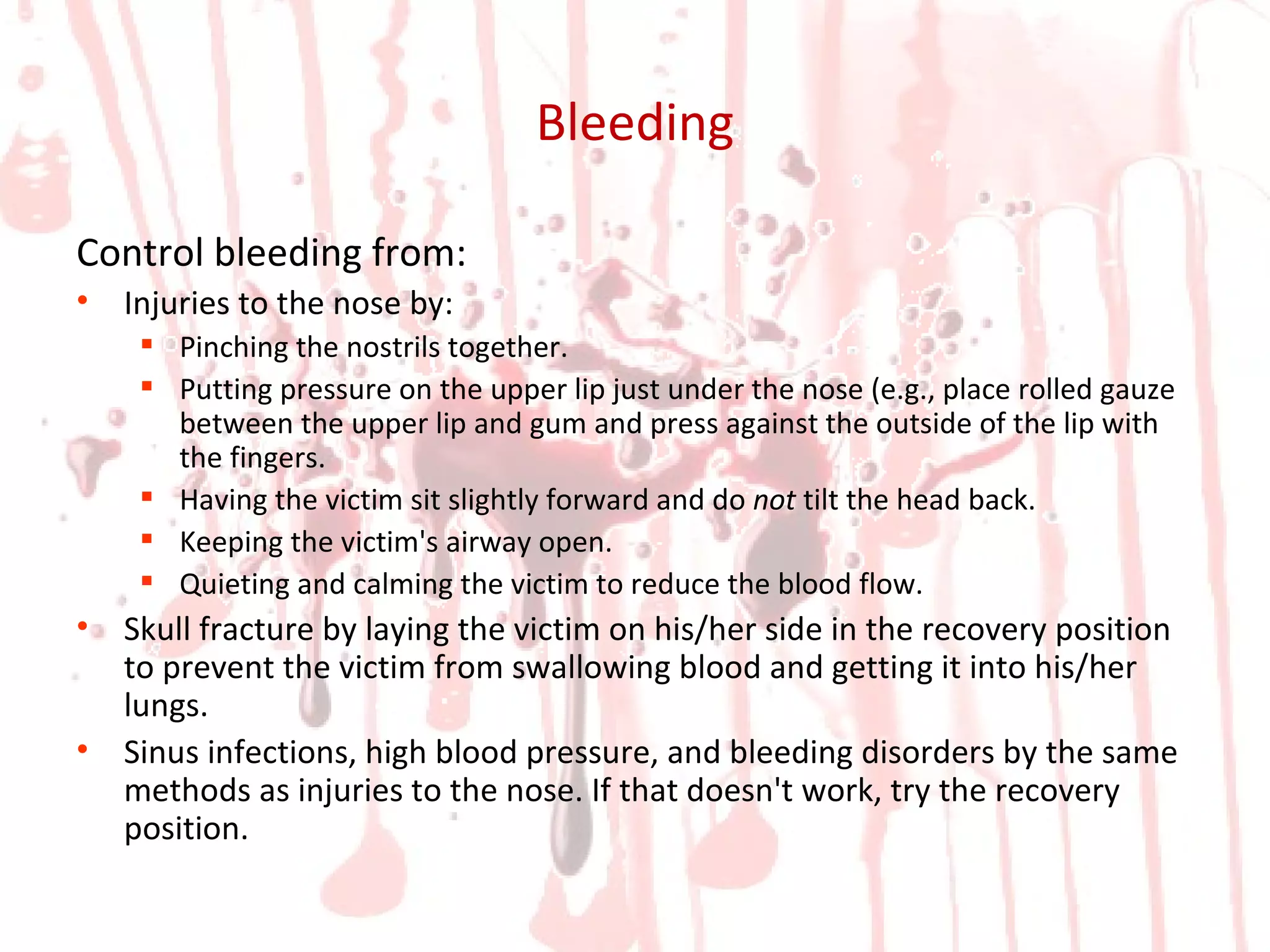 Wounds and Bleeding | PPT