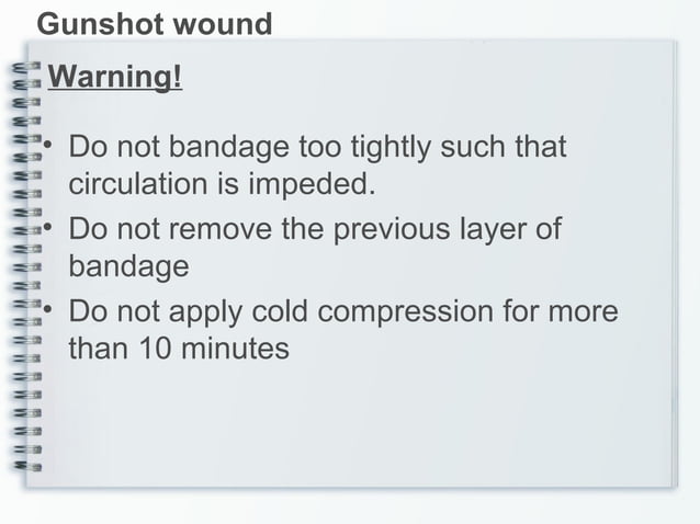 Wounds & bleeding_slides | PPT | First Aid | Injuries