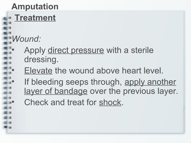 Wounds & bleeding_slides | PPT | First Aid | Injuries