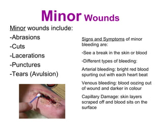 Wounds | PPT | First Aid | Injuries