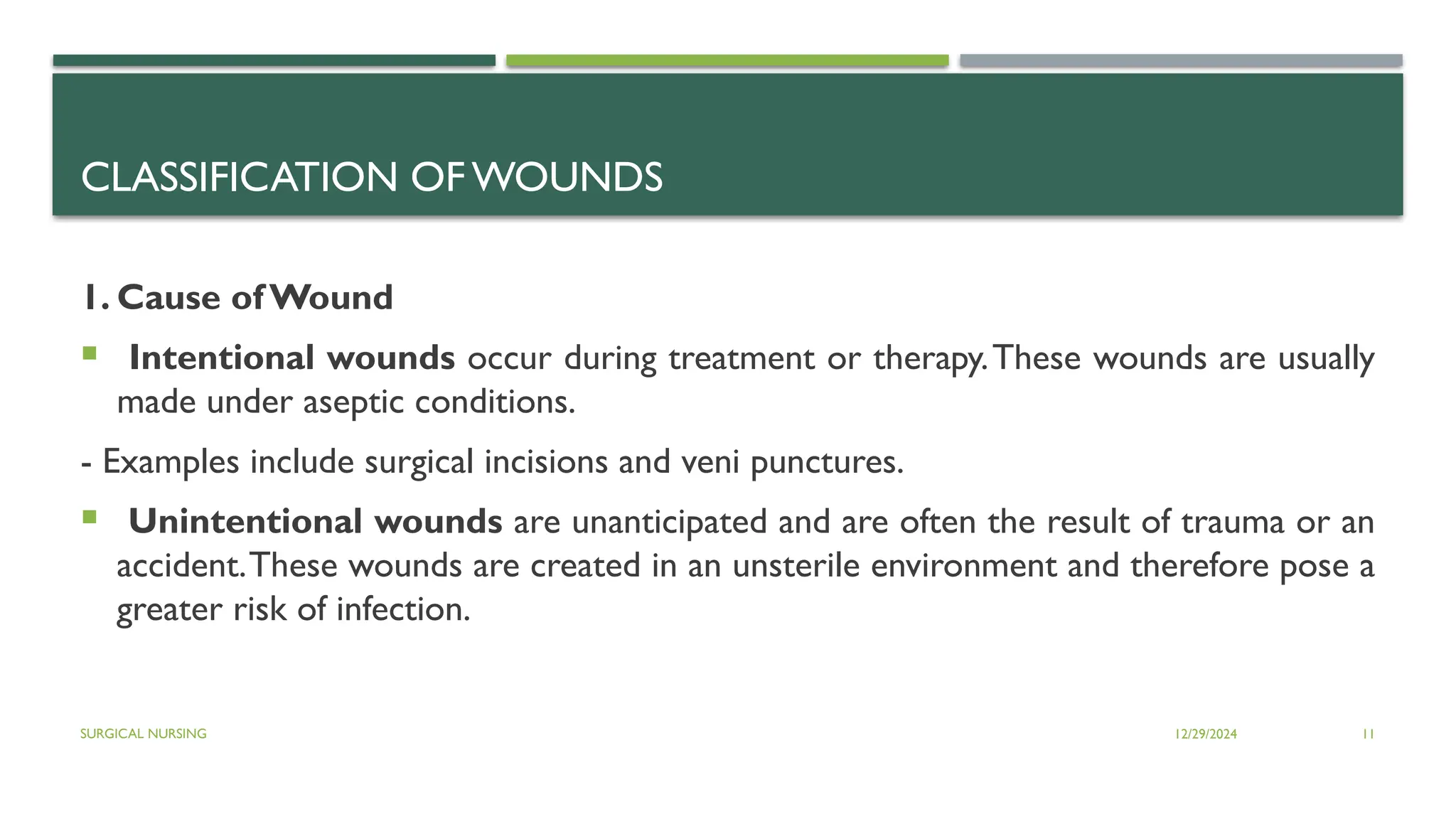 wound ; cause ,classification , healing phases ,pressure ulcer , wound ...