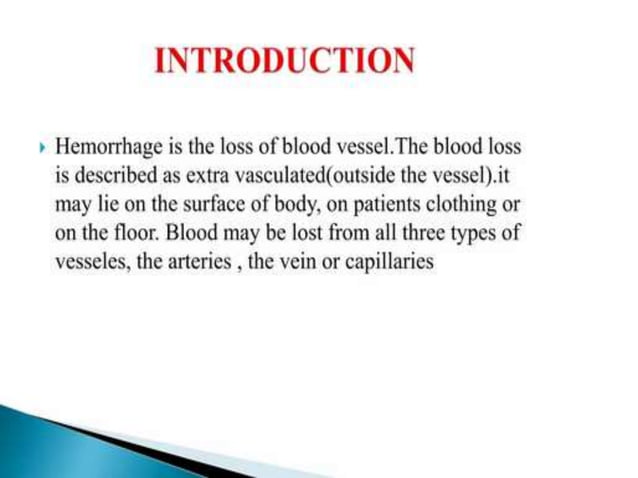 wounds, hemorrahge and shock.pptx for medical students | PPTX | First ...