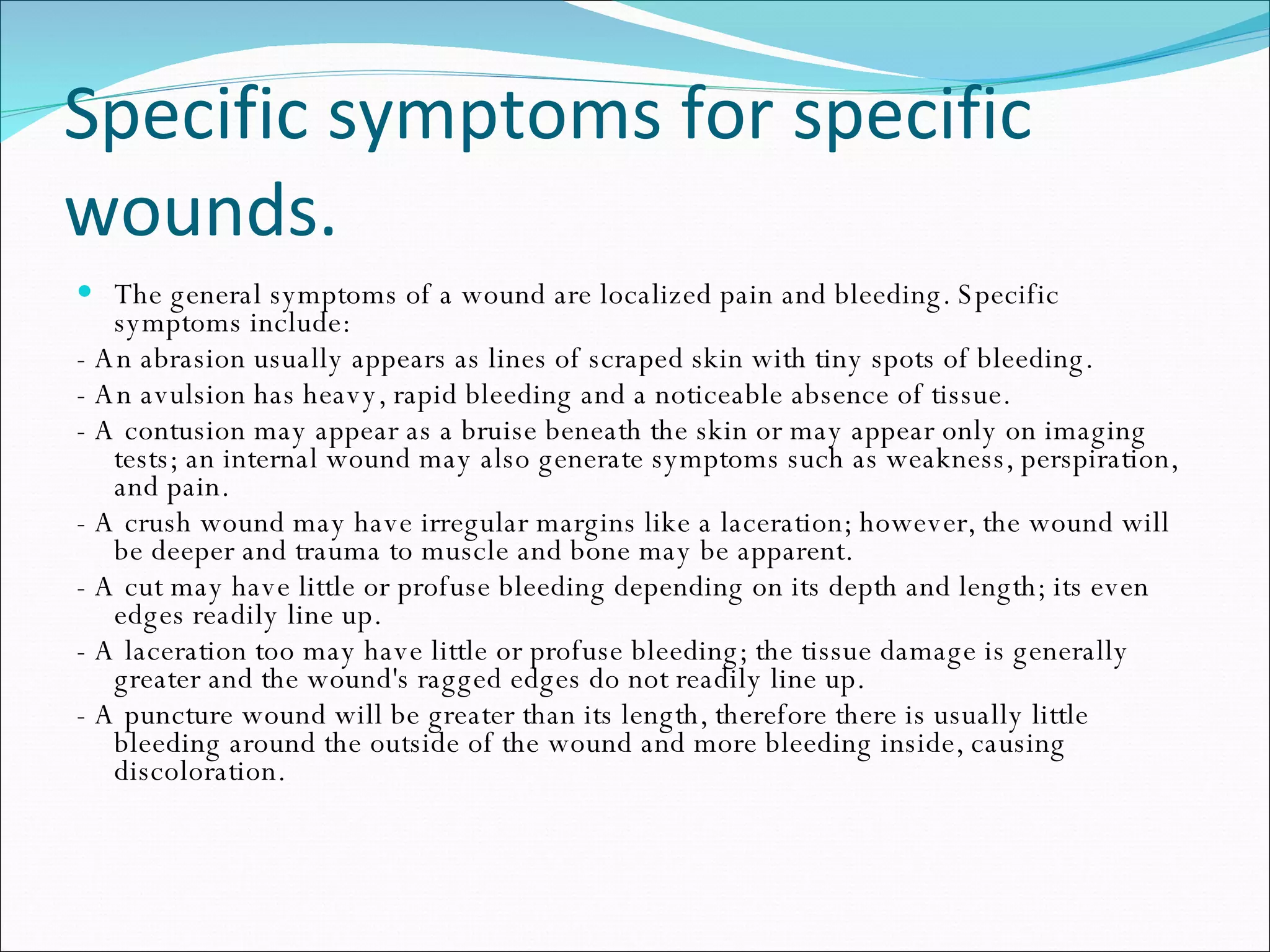Wounds | PPT