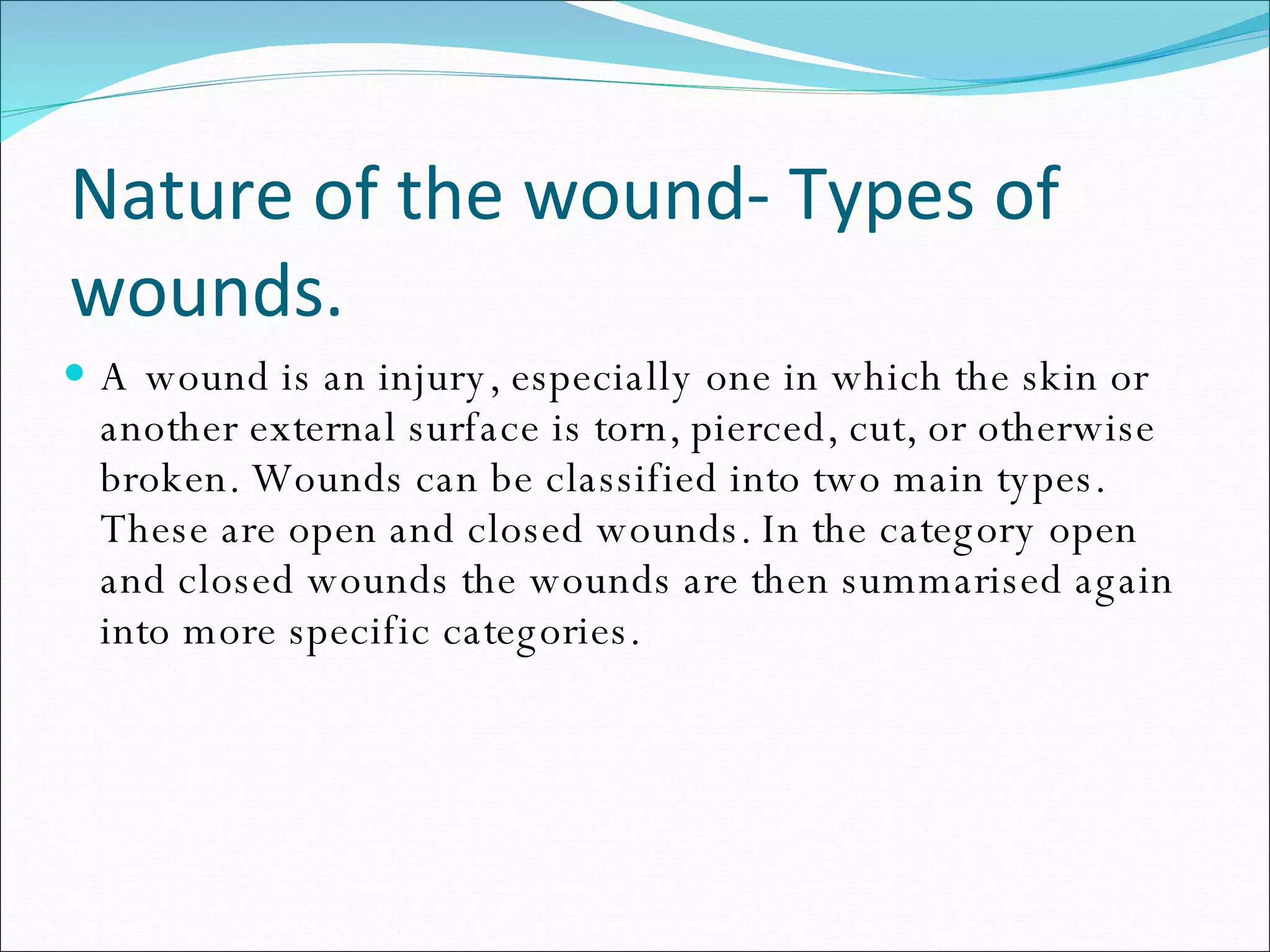 Wounds | PPT