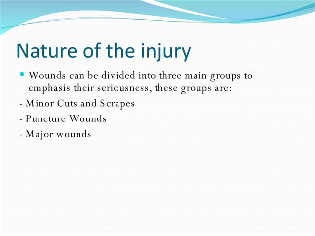 Wounds | PPT