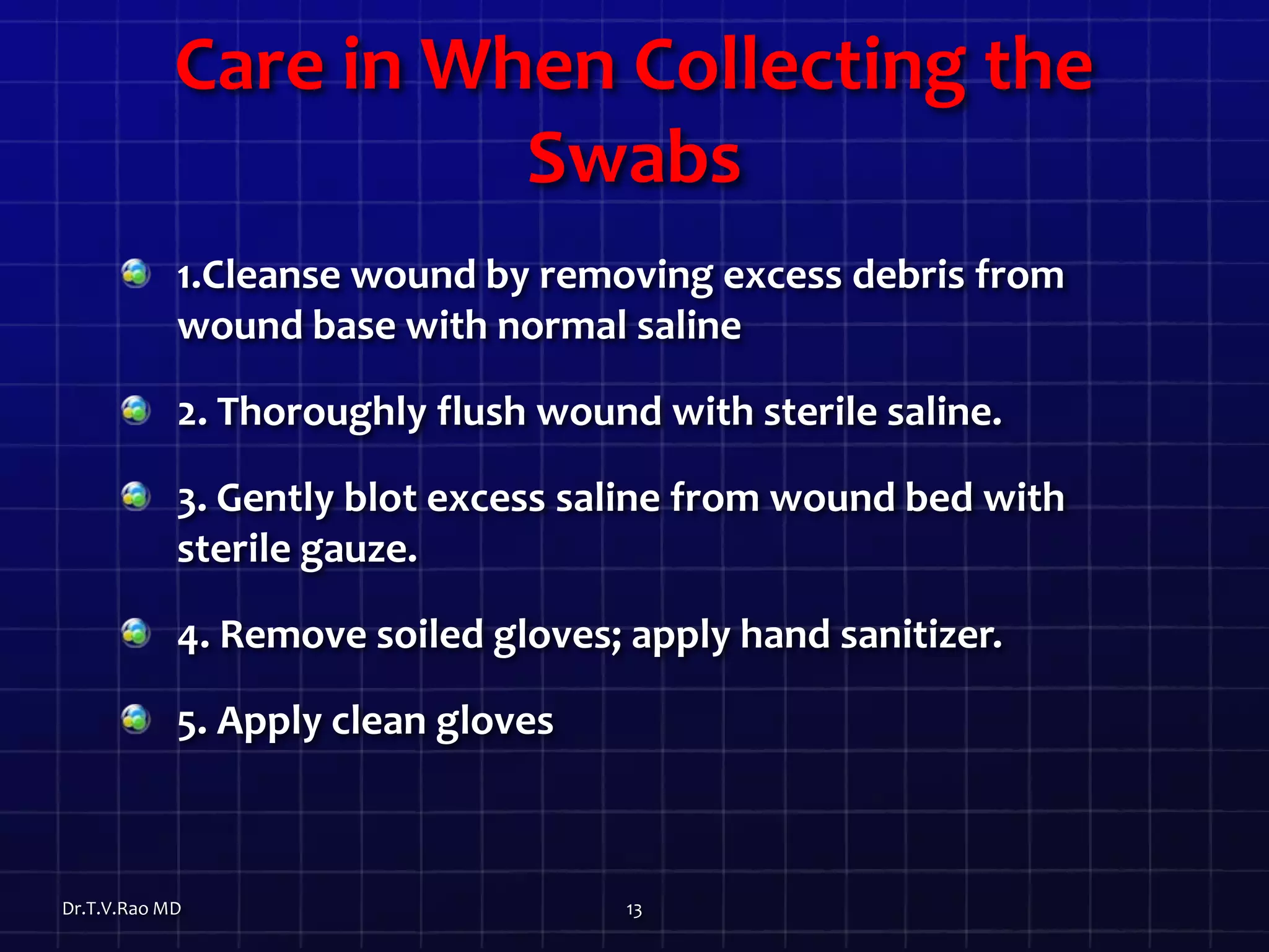 Wound Swabs basics | PPTX