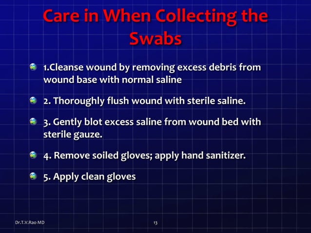 Wound Swabs basics | PPTX