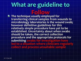 Wound Swabs basics | PPTX