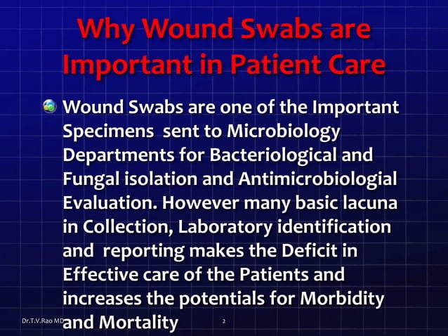 Wound Swabs basics