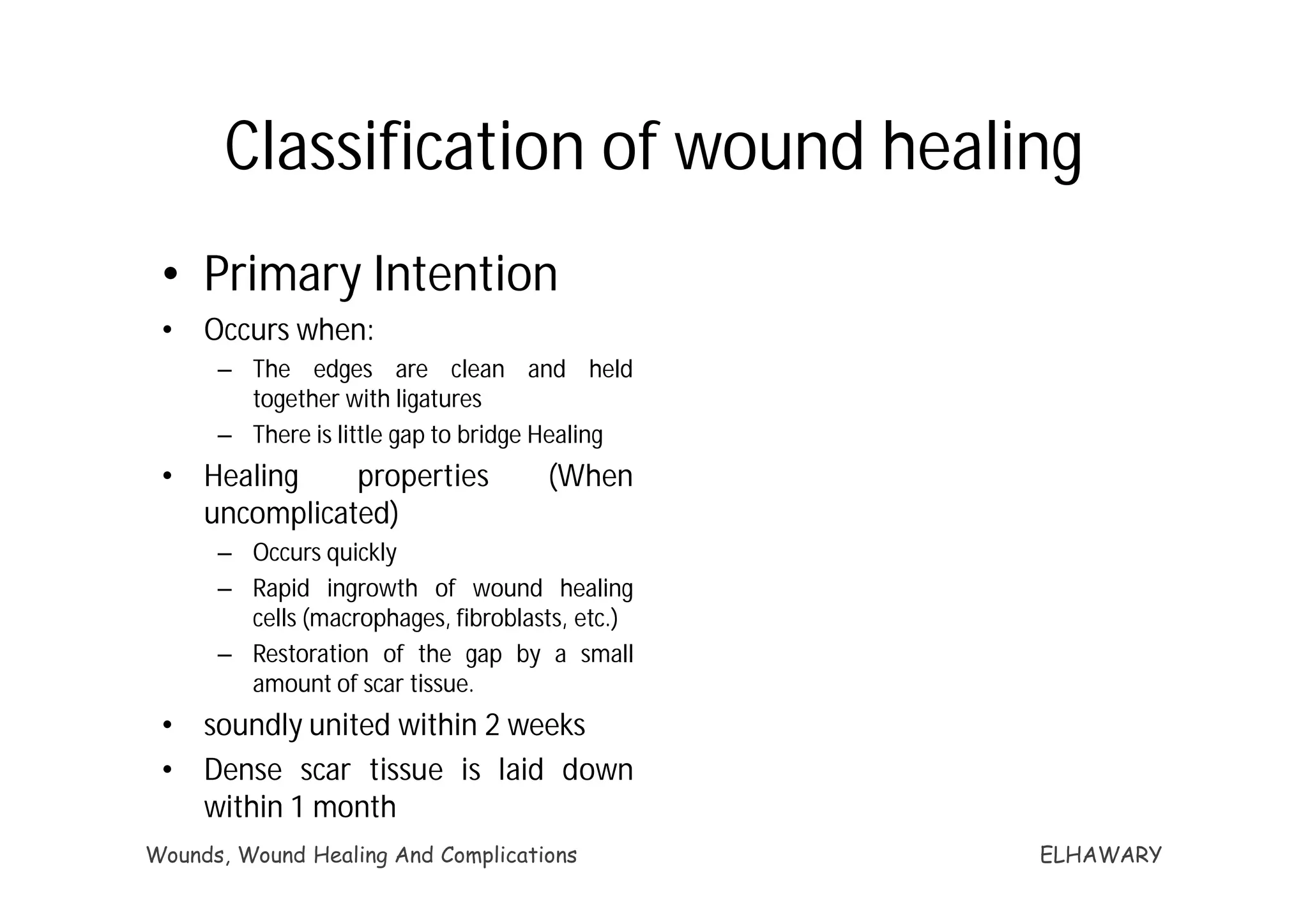 Wounds, Wound Healing And Complications | PDF