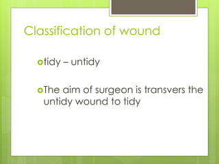Wound, tissue repair and scar | PDF