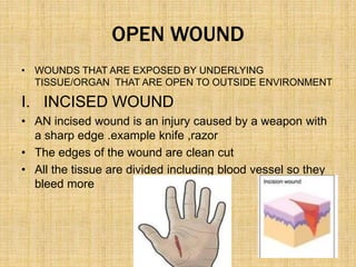 WOUND TYPE AND HEALING.pptx