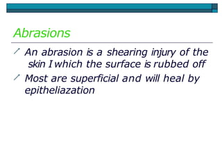 Wound (Types, Factors affecting healing and Management).pptx
