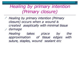 Wound (Types, Factors affecting healing and Management).pptx