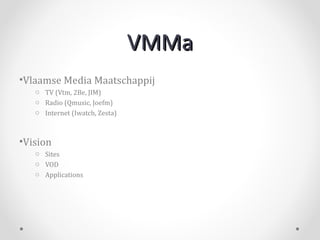 Wouter Mertens, VMMA | PPT | Computing | Technology & Computing