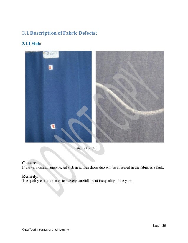 Woven Fabric faults and it's remedies