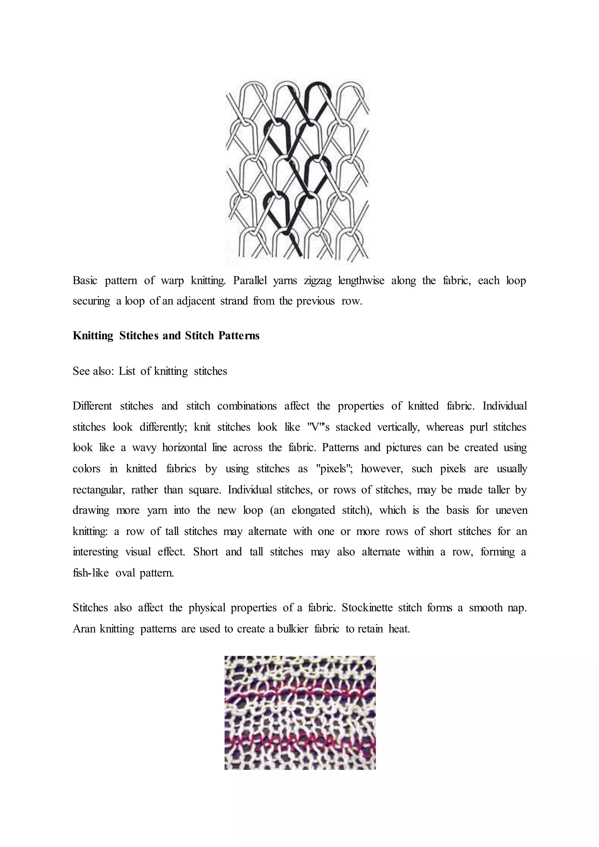 Woven and knit fabrics | DOCX