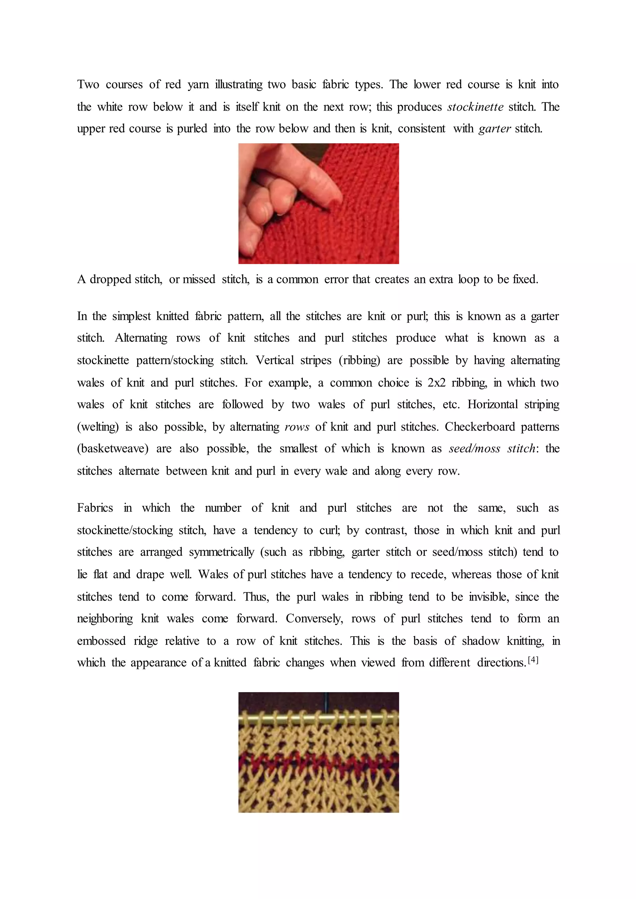 Woven and knit fabrics | DOCX