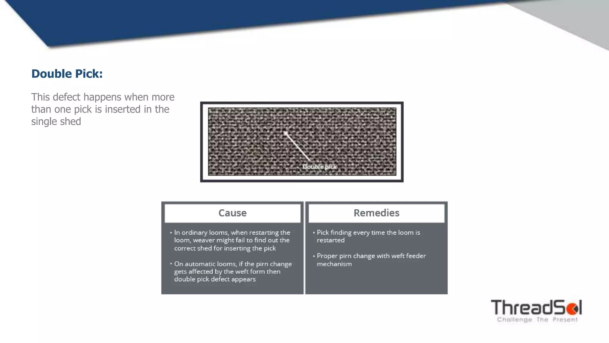List of defects in woven fabric | PPTX