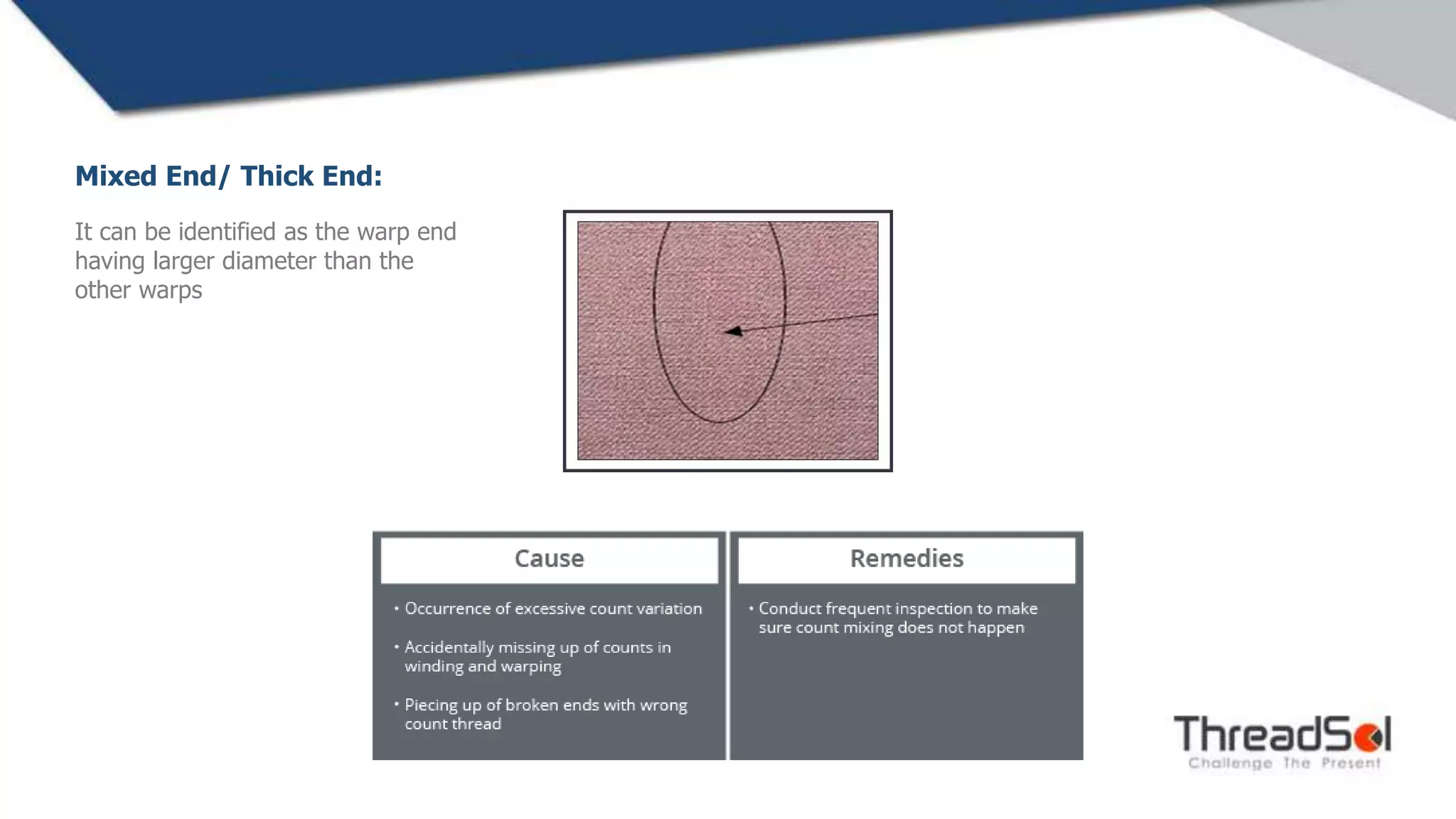 List of defects in woven fabric | PPTX
