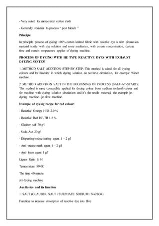 Woven dyeing process | DOCX
