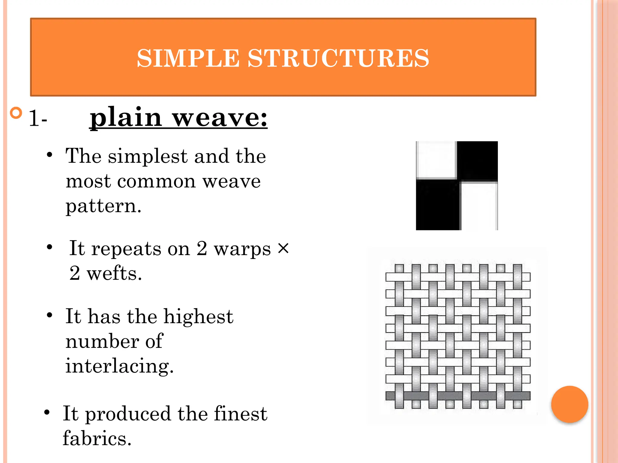 Woven fabrics structure.pptxgdfrtrdtrrdg | PPTX | Needlework | Arts and ...
