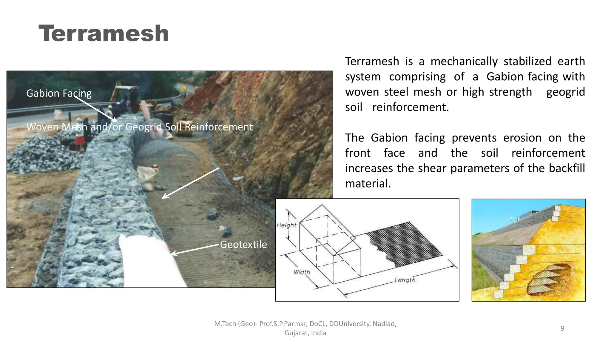GABIONS -MESH FACED RETAINING STRUCTURES .pptx