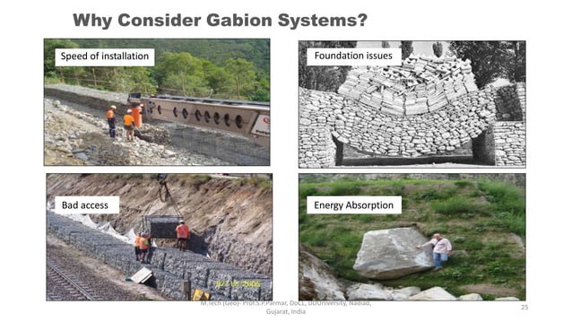 GABIONS -MESH FACED RETAINING STRUCTURES .pptx | Civil Engineering Industry | Industries