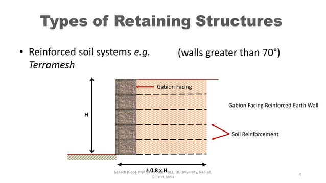 GABIONS -MESH FACED RETAINING STRUCTURES .pptx | Civil Engineering ...
