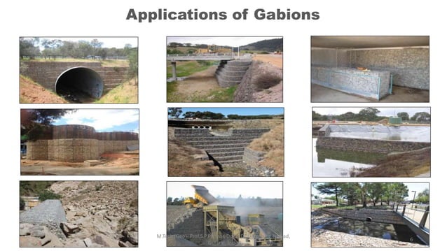 GABIONS -MESH FACED RETAINING STRUCTURES .pptx | Civil Engineering Industry | Industries