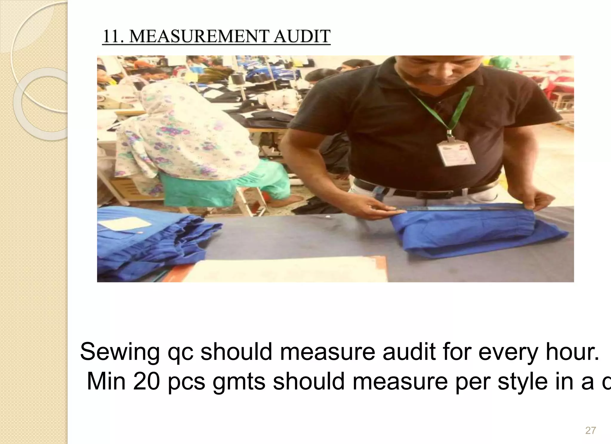 Woven garments quality control system | PPT