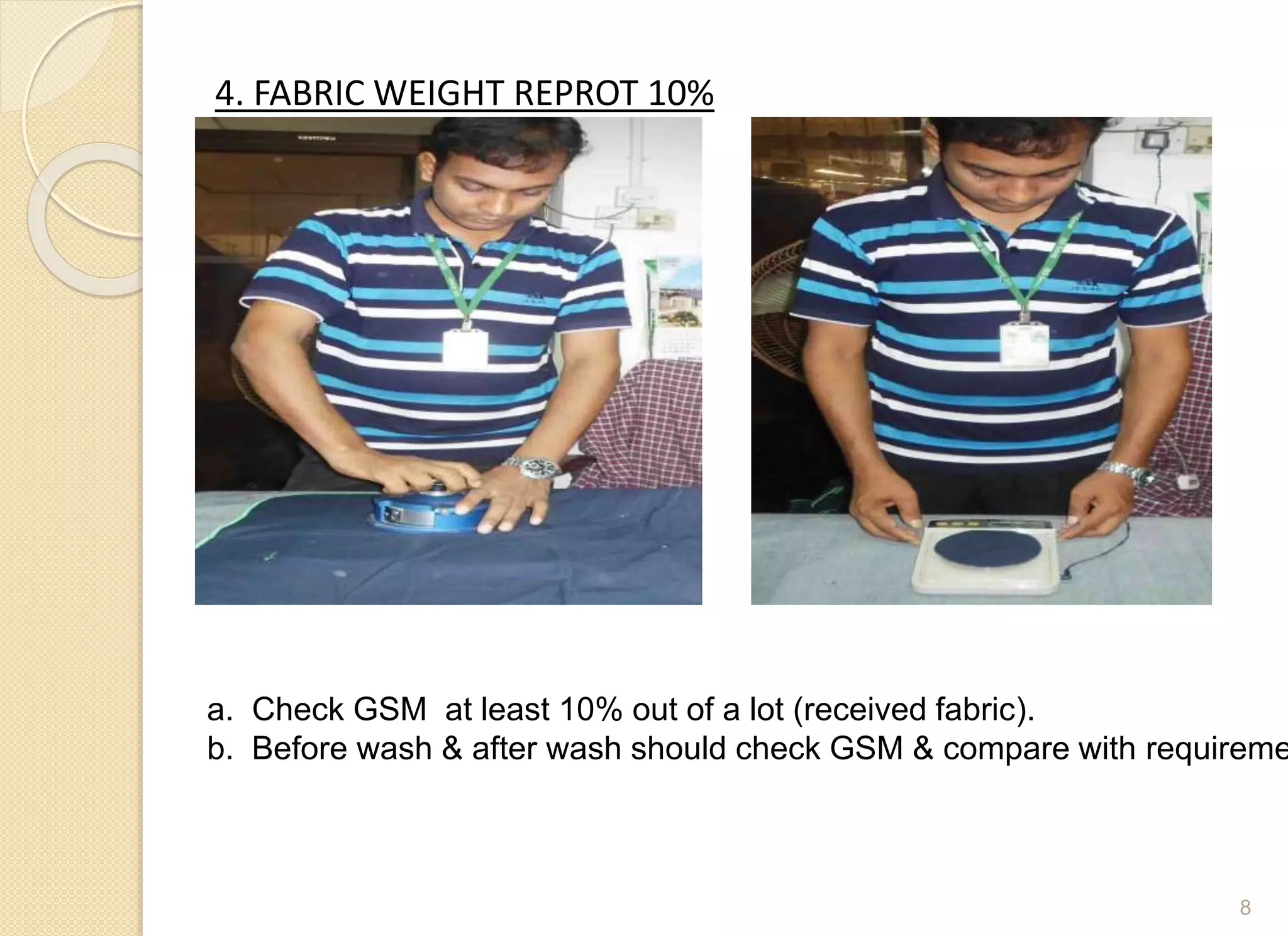 Woven garments quality control system | PPT