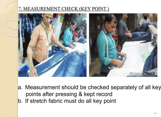 Woven garments quality control system | PPT