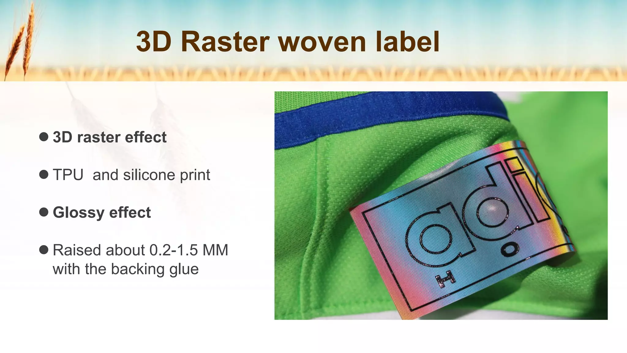 Woven labels ppt | PPT