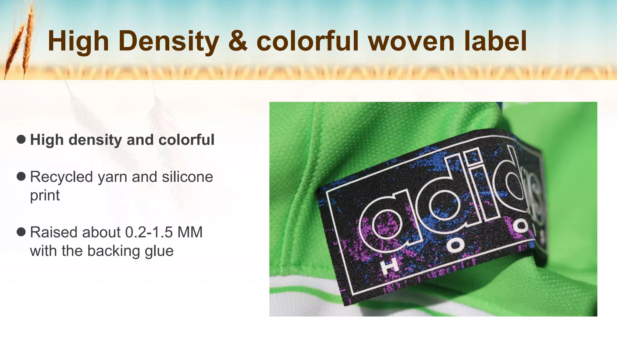 Woven labels ppt | PPT