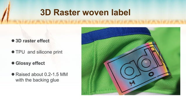 Woven labels ppt | PPT