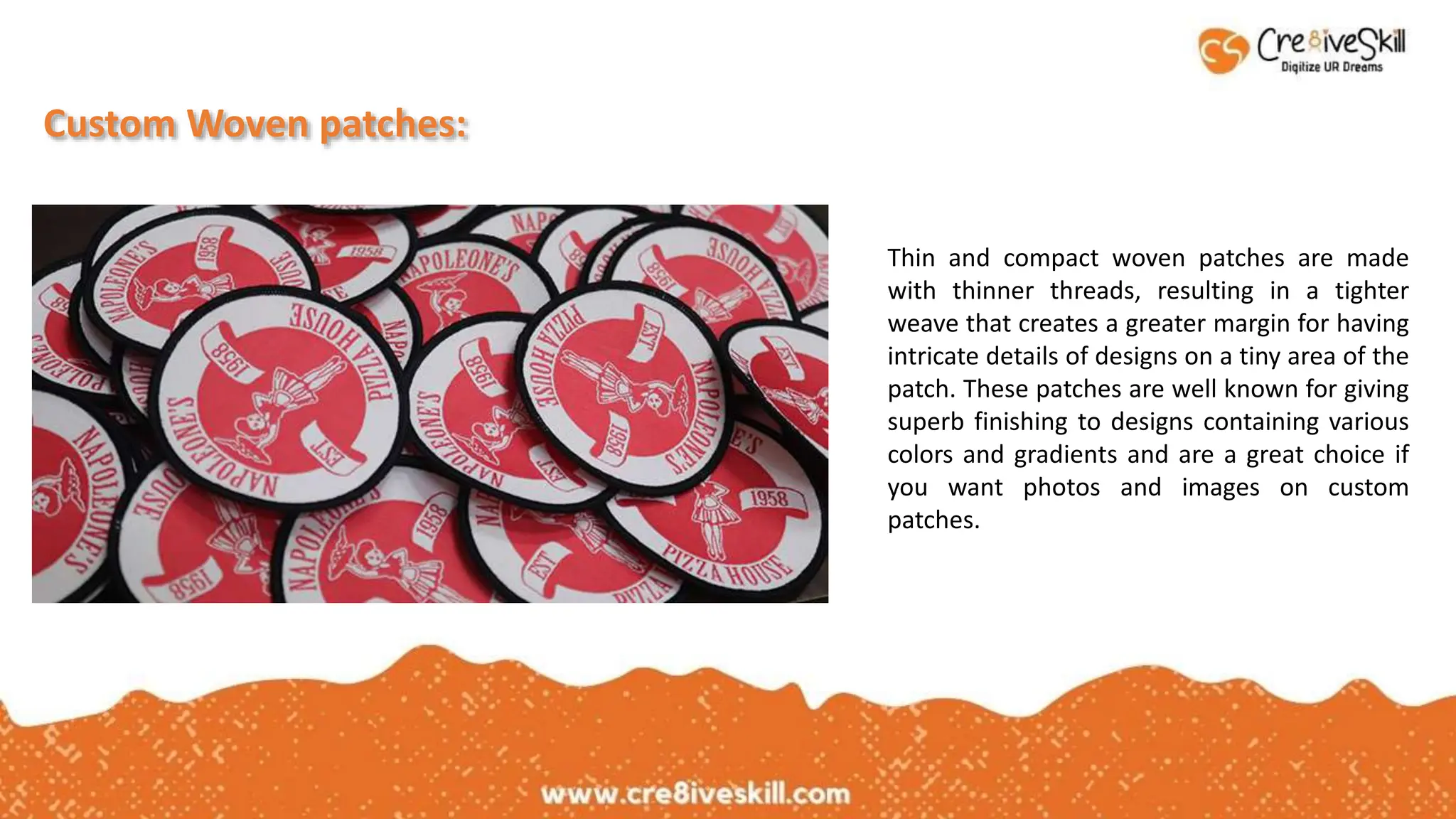 Differences Between Woven Patches And Embroidered Patches | PPTX