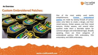 Differences Between Woven Patches And Embroidered Patches | PPTX