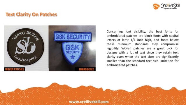 Differences Between Woven Patches And Embroidered Patches | PPT
