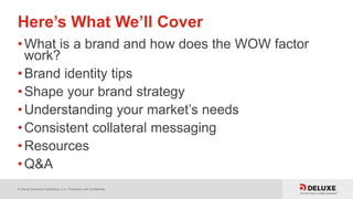 Define Your WOW! Factor - Creating an Unforgettable Brand | POTX ...