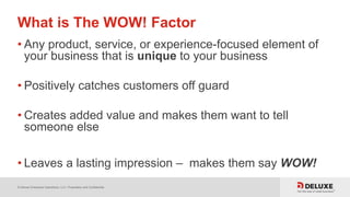 Define Your WOW! Factor - Creating an Unforgettable Brand | POTX ...