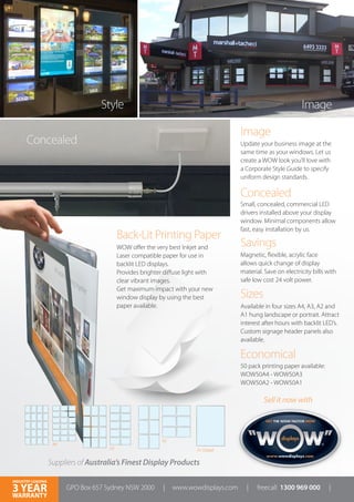 real estate | wow displays | PDF