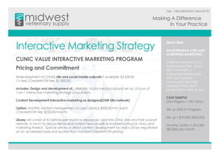 WOW-MidwestVet - Corporate SM Marketing / Revenue Generation | PPT